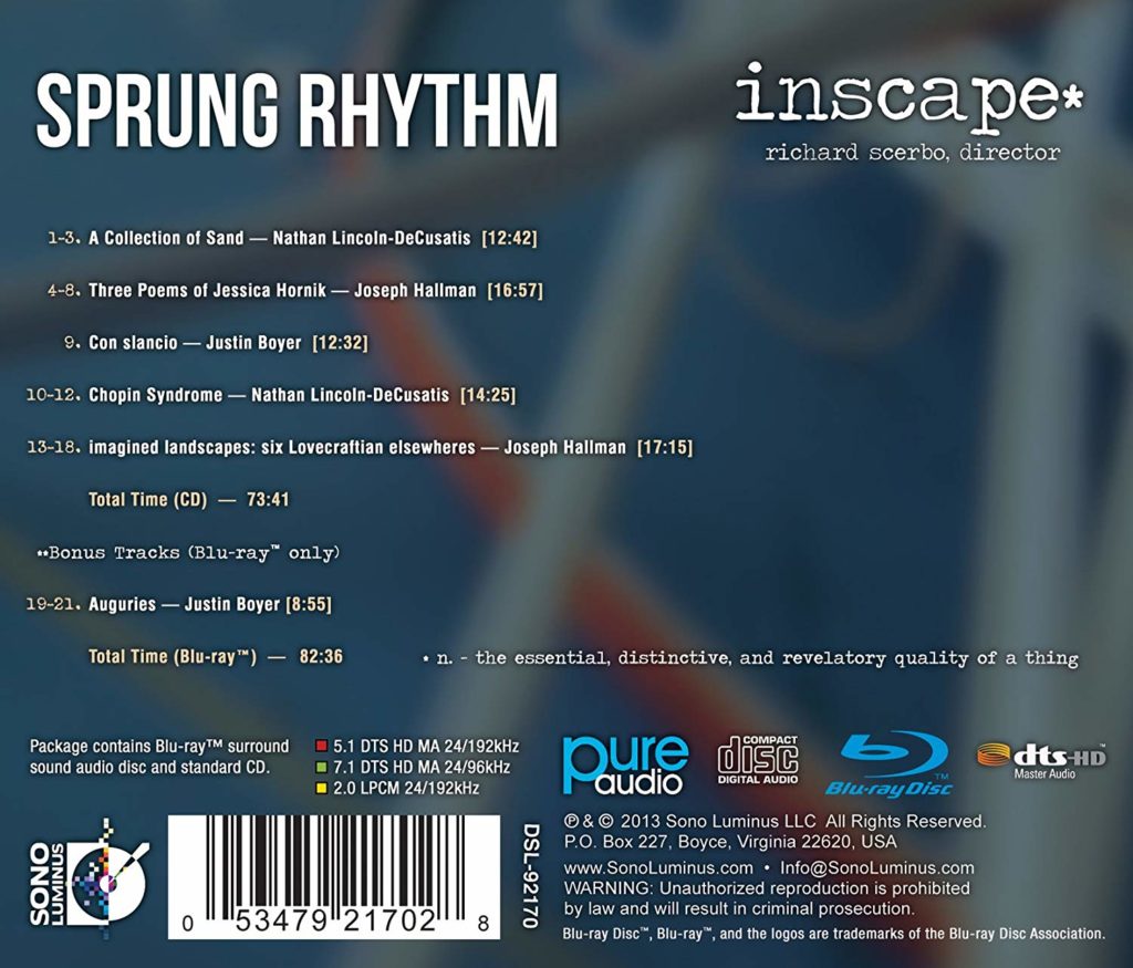 INSCAPE - Sprung Rhythm - Pure Audio Recordings